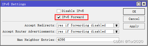 MikroTik(RouteOS)部署IPV6_routeros ipv6-CSDN博客