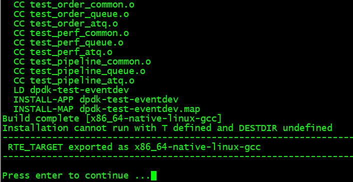 VMWare虚拟机搭建DPDK环境_but no mounted hugetlbfs found for that size-CSDN博客
