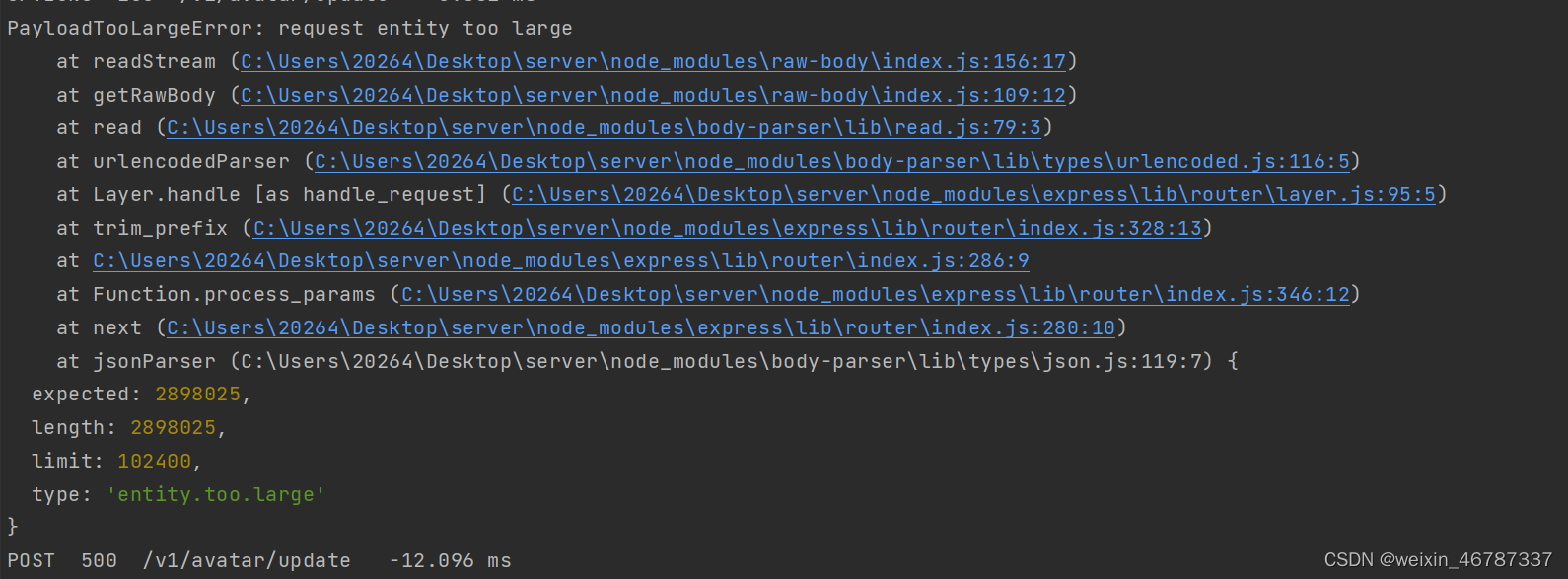 部分图片上传图片报跨域错误Access to XMLHttpRequest at ‘http://localhost:8000/v1/avatar/update‘ from origin ...