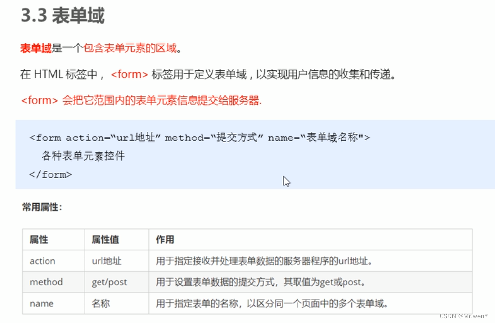 HTML常用标签_mr标签-CSDN博客