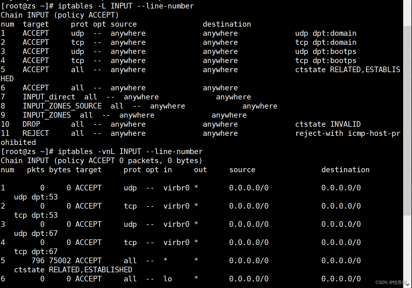 iptables防火墙_iptables链间规则顺序-CSDN博客