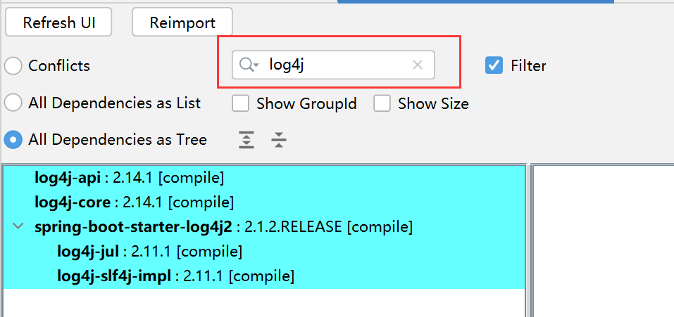 Maven项目如何查看哪里依赖了log4j2_idea 怎么搜索是否引用log4j-CSDN博客