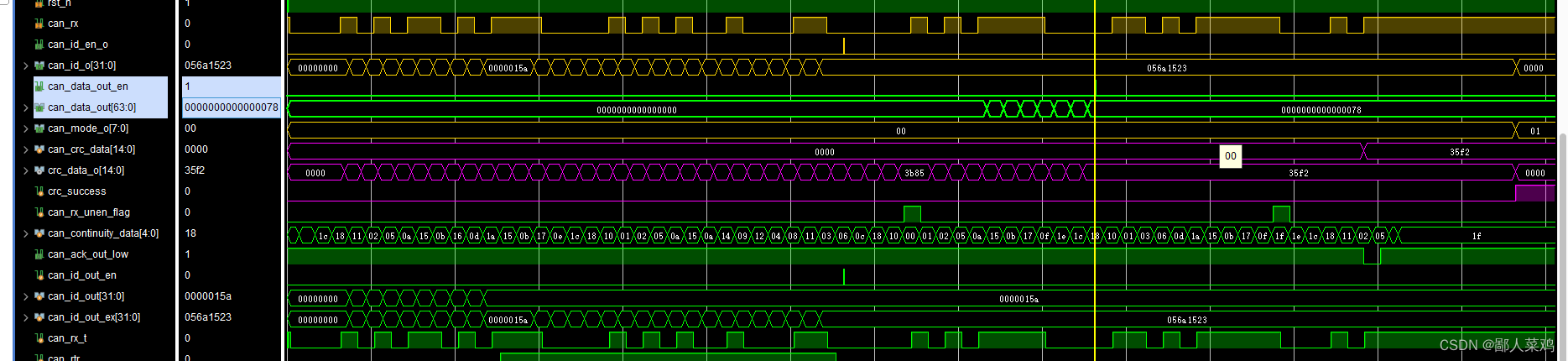 Fpga Verilog 控制can接收发送数据帧(标准扩展),遥控帧(标准扩展)修改 Can Fpga Csdn博客