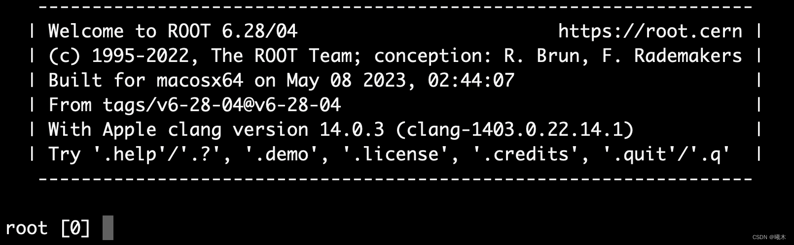 如何在MacOS上安装root cern_macroot用户文件-CSDN博客