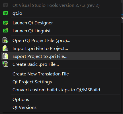 vsqt中导出工程的Pro文件_qtvstool create base.pro-CSDN博客