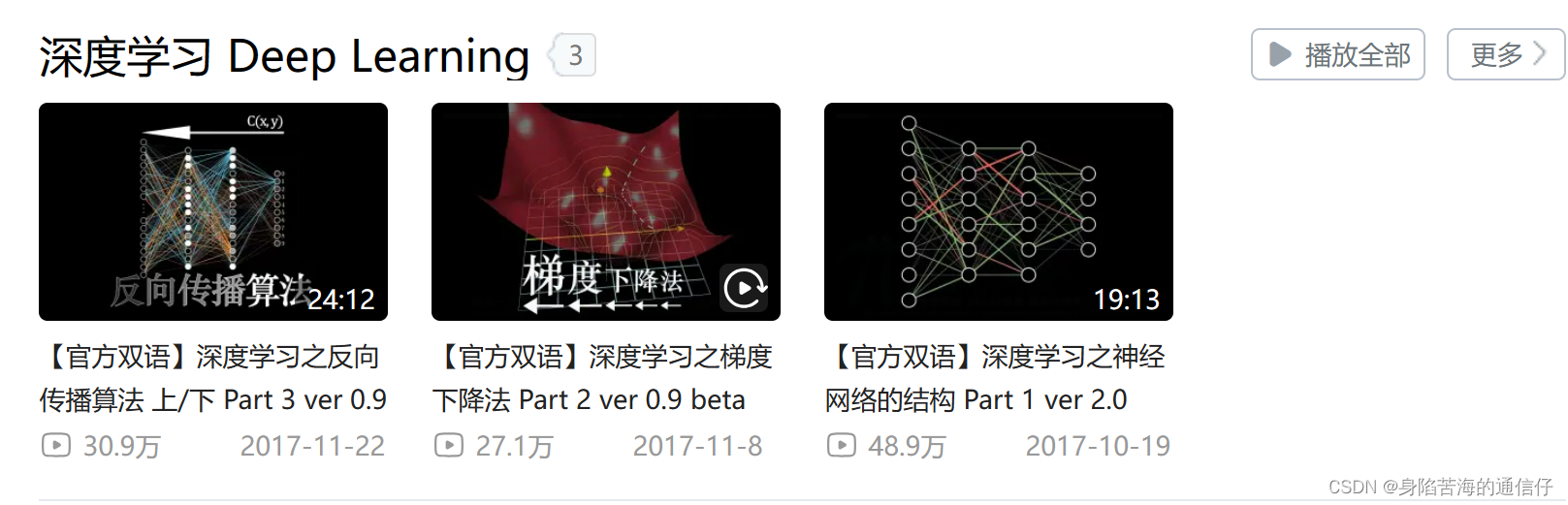 深度学习入门路线 Csdn博客