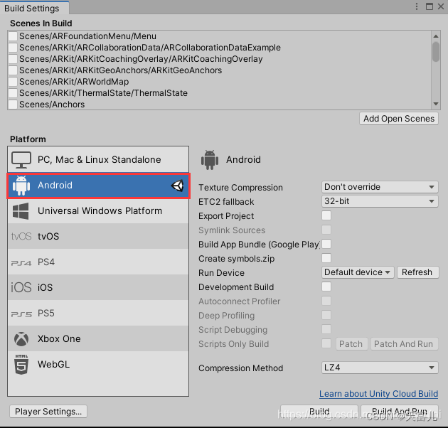 Unity编辑器中使用AR Foundation Editor Remote插件调试AR Foundation程序_arfoundation editor-CSDN博客