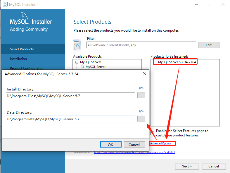 MySQL Installer 8.0.28 & MySQL Installer 5.7.34 安装教程_安装mysql5.7.34msi安装-CSDN博客