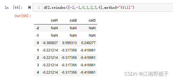 Pandas 模块 操纵数据2 重新索引 Reindex函数reindex函数 Csdn博客