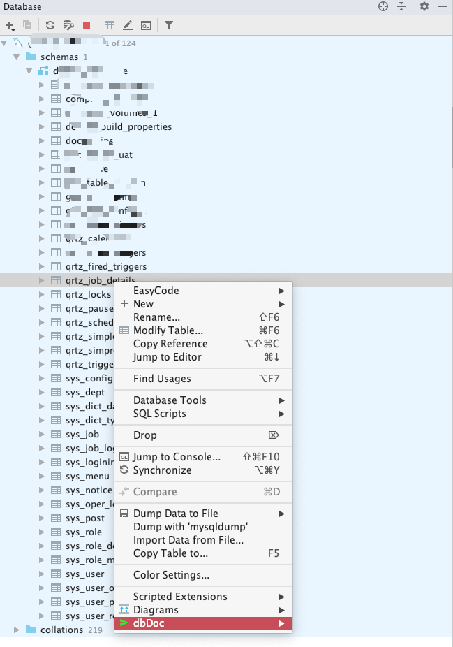 使用IDEA插件(dbDoc)生成数据库字典-CSDN博客