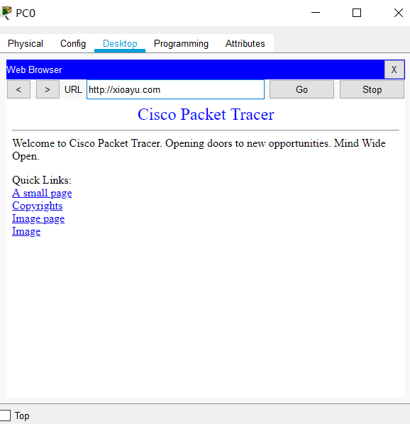 计算机网络 Cisco Packet Tracer使用方法，PC，DNS，HTTP配置方法，PDU。_cisco packet tracer将计算机添加到现有网络-CSDN博客