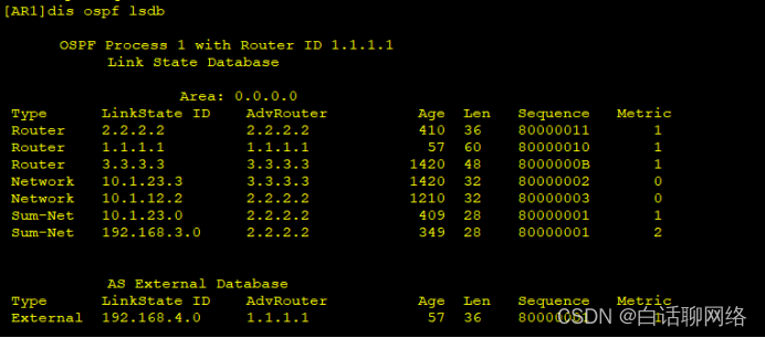 OSPF域内、域间、域外实验及配置——超详细！！_ospf跨域实验-CSDN博客