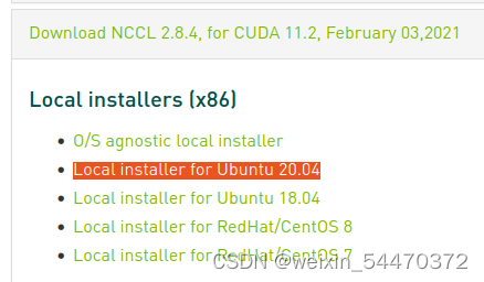 NCCL+Ubuntu20.04安装_nccl local repo-CSDN博客