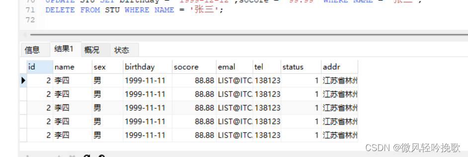 Mysql数据库 Dml 操作表中数据 增删改数据库语句删除不加条件 Csdn博客 6313