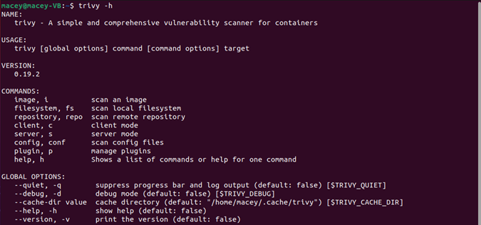 Trivy安装和使用示例_ubuntu trivy-CSDN博客