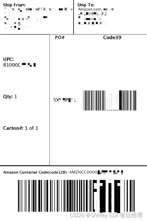 Amazon亚马逊 Vendor Central Label详解_Shirley EDI 项目经理的博客-CSDN博客