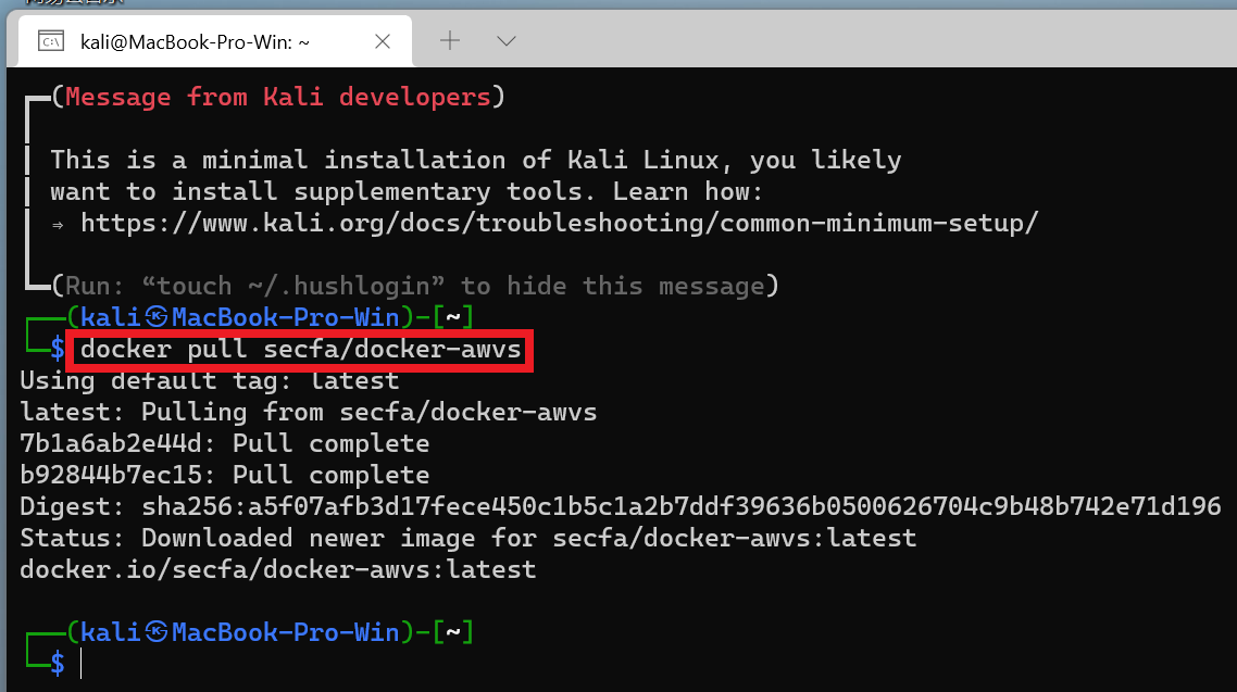 2022 Docker安装AWVS_windows安装awvs docker 版本-CSDN博客
