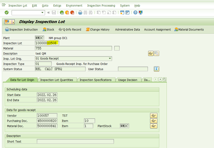 SAP QM 执行事务代码QE01为检验批录入结果直接进入Multiple Specification标签页？_qe01手工评估-CSDN博客