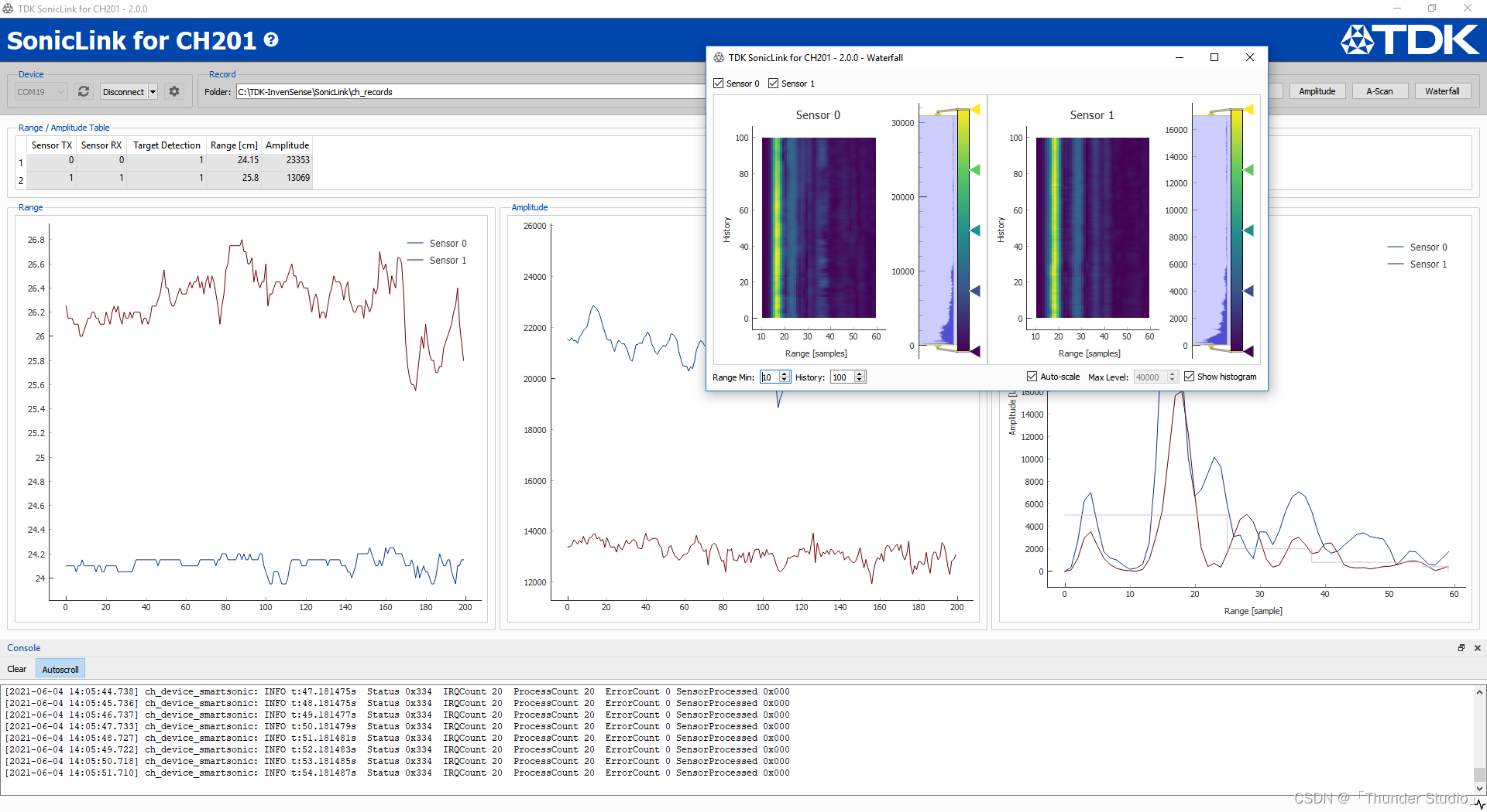 用于评估调试CH101/CH201超声波传感器的上位机软件的使用方法_soniclink for ch201-CSDN博客