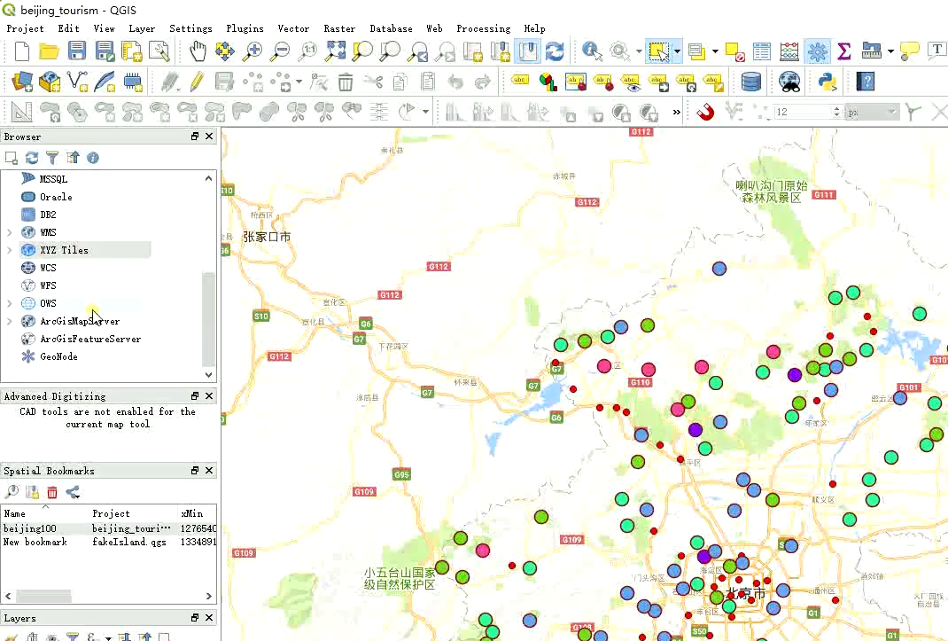 QGIS查看属性和选择要素_qgis选择要素-CSDN博客