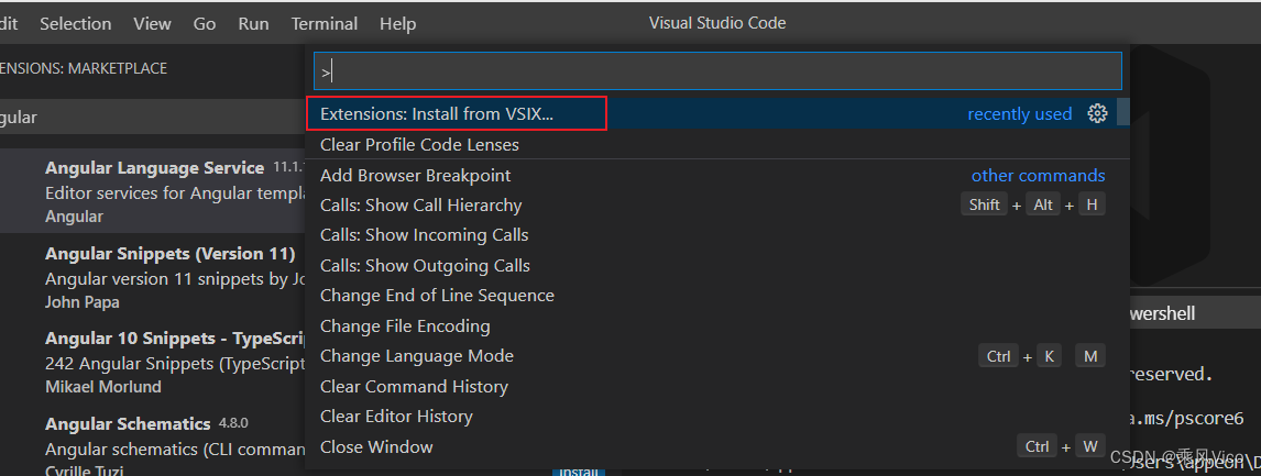 离线安装vscode插件vscode离线配置插件 Csdn博客