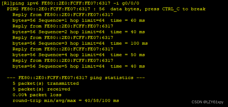 IPV6实验报告_ipv6测试报告-CSDN博客
