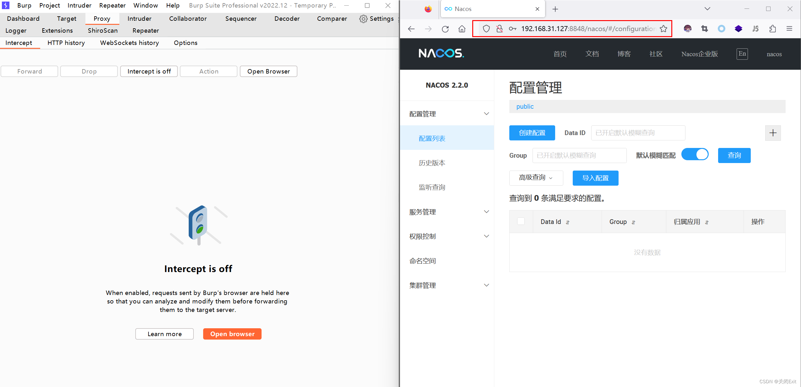 Nacos 默认 secret.key 配置不当权限绕过漏洞复现_nacos secretkey配置-CSDN博客