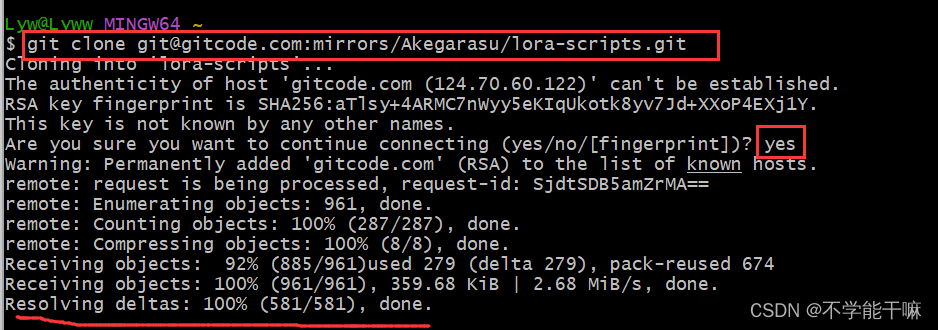 克隆gitcode/github项目 使用ssh克隆/直接下载源码显示401失败，没有权限Unauthorized_使用ssh克隆项目-CSDN博客