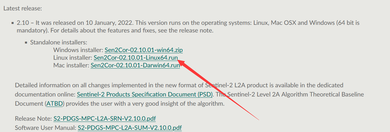 Linux系统下Sen2Cor对Sentinel哨兵2号遥感数据预处理(辐射定标和大气校正）Sen2Cor下载，使用_sen2cor – step-CSDN博客