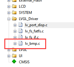 STM32移植Littlevgl(LVGL)V8.0.2使用文件系统+BMP解码显示外部FLASH中图片_lvgl读flash图片-CSDN博客