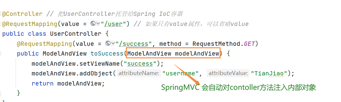 SpringMVC -- SpringMVC的数据响应 页面跳转（直接返回字符串、ModelAndView对象（3种方式)、原始的request对象）_spring modelandview转 ...