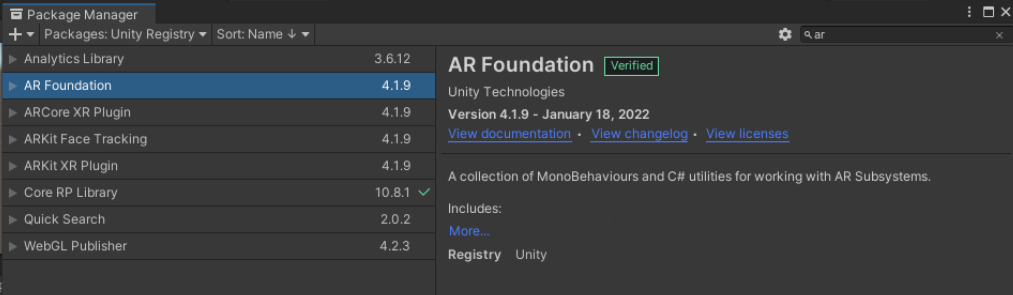 ARFoundation使用_arfoundation官方教程-CSDN博客