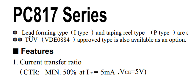 【光耦 Normalized...和 CTR 测试条件及测试曲线 解读 : PC817和LTV-1007-TP1-G】-CSDN博客