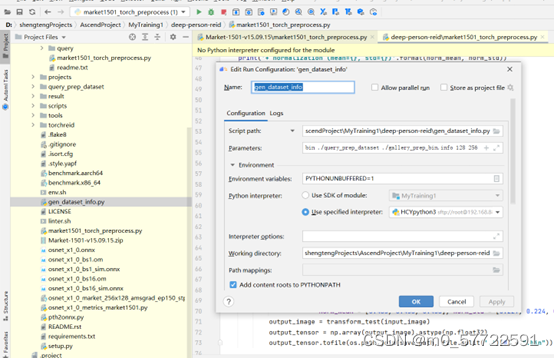 使用MindStudio进行OSNet模型的onnx推理-CSDN博客