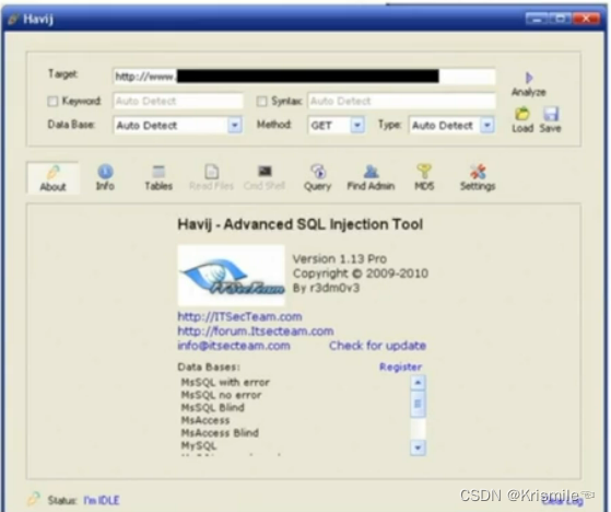 Web漏洞—sql注入之sql注入漏洞 Safe3 Sql Injector Csdn博客