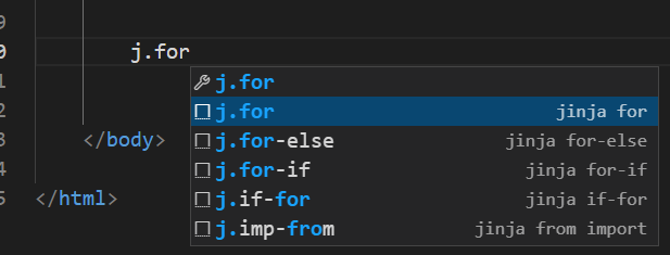 [web配置]笔记内容_001：vscode中设置补全提示Jinja2内容(在html中)_vscode jinja2-CSDN博客