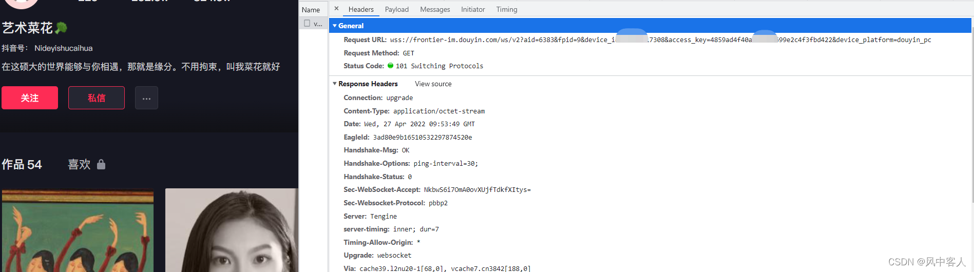 抖音web端私信websocket-protobuf 浅学_抖音私信协议-CSDN博客