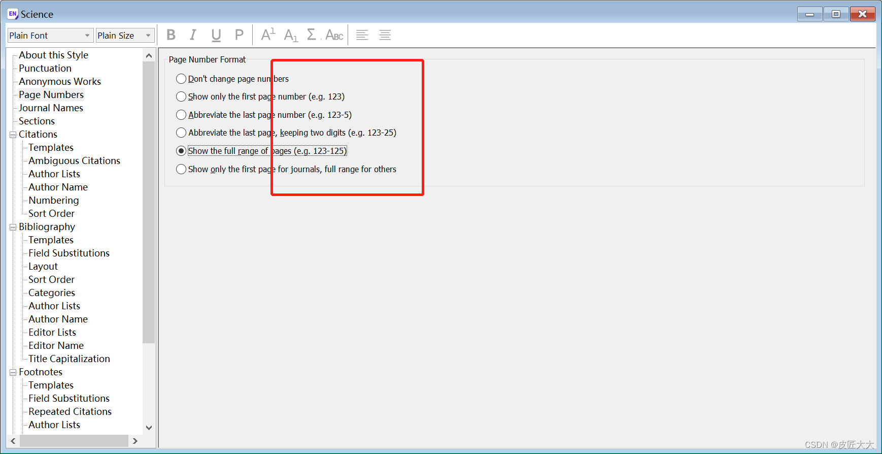 endNote教程 -4-编辑参考文件格式_endnote word 教程-CSDN博客