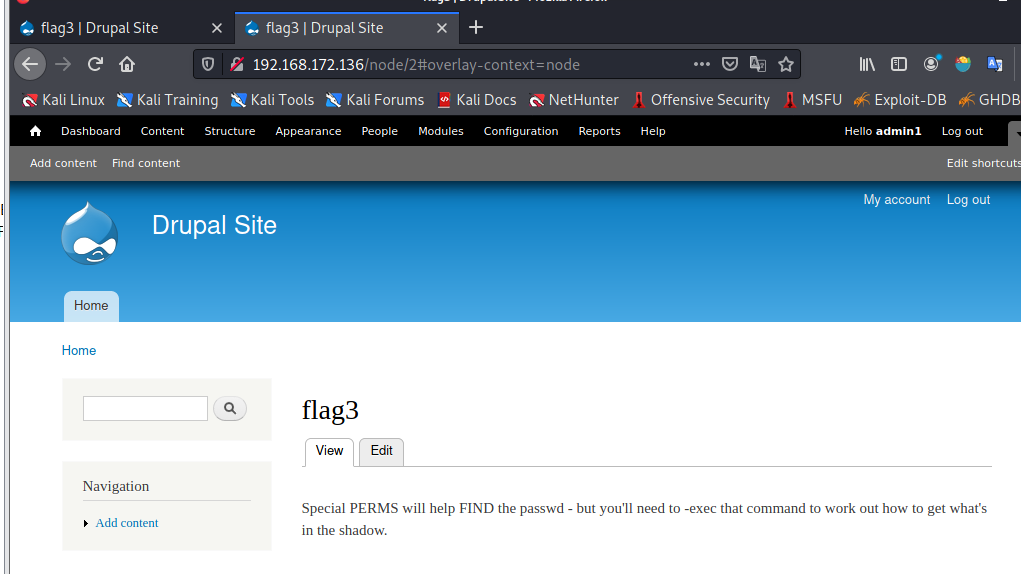 Vulnhub靶场渗透测试系列DC-1(Drupal漏洞)_drupal漏洞 vulhub-CSDN博客