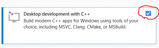 Robotjs 安装问题记录_including the "desktop development with c++" workl-CSDN博客