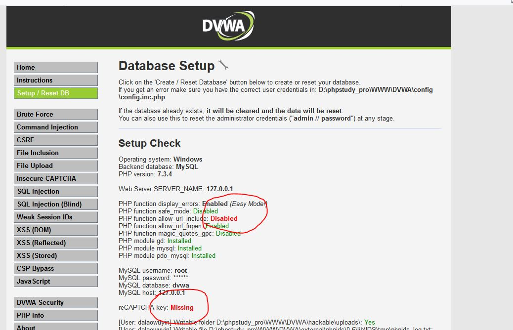 phpstudy以及DVWA安装使用_dvwa怎么设置中文-CSDN博客
