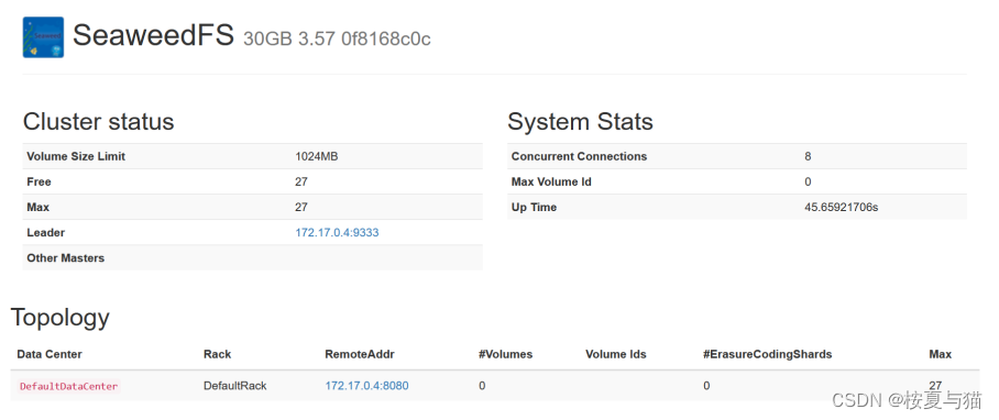 seaweedfs分布式文件系统-CSDN博客