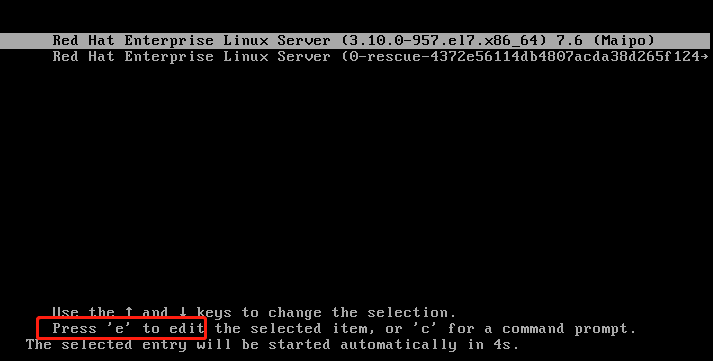 RedHat重置root密码_牛翠花的博客-CSDN博客_redhat 重置root密码