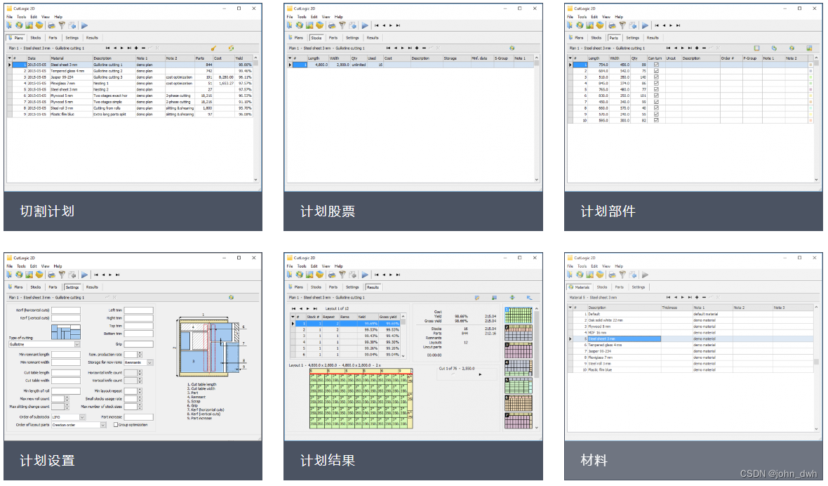 板材切割优化软件CutLogic 2D 5.6 Crack_板材优化软件-CSDN博客