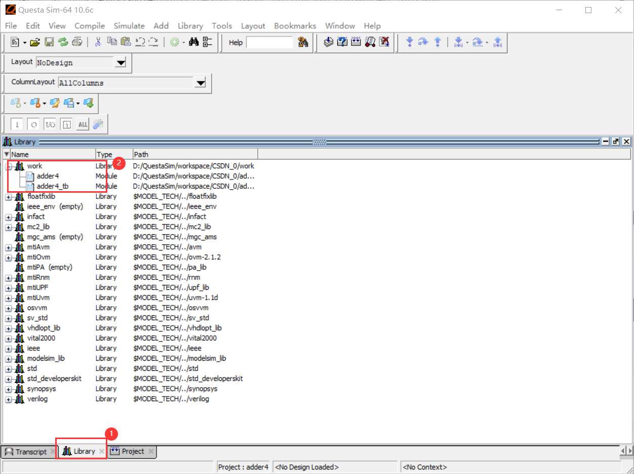 questasim的傻瓜式安装与仿真教程-CSDN博客