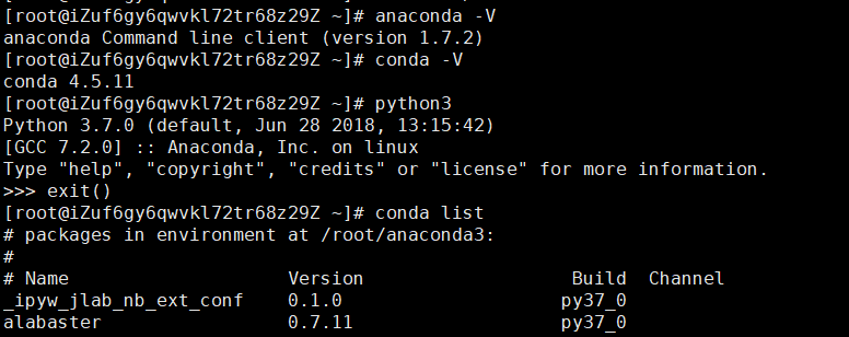 linux 服务器下安装Anaconda---（CentOS7）_centos7 anaconda source 进不去-CSDN博客