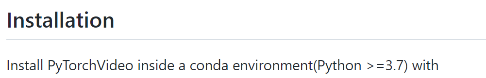 安装pytorchvideo库_python怎样安装video包-CSDN博客