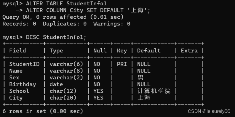 关于mysql定义表相关实验create Table Employee Varchar4 Csdn博客 