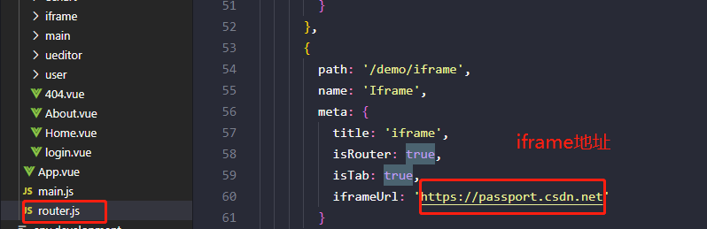Vue + ElementUI 实现后台管理系统模板 -- 前端篇（九）：使用 iframe 标签嵌套页面 及内容顶部tab页签_vueiframe嵌套页面-CSDN博客